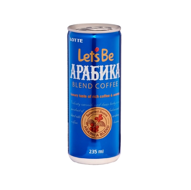 Lotte Let's Be Coffee. кофейный Arabica 235 мл. - купить с доставкой ...